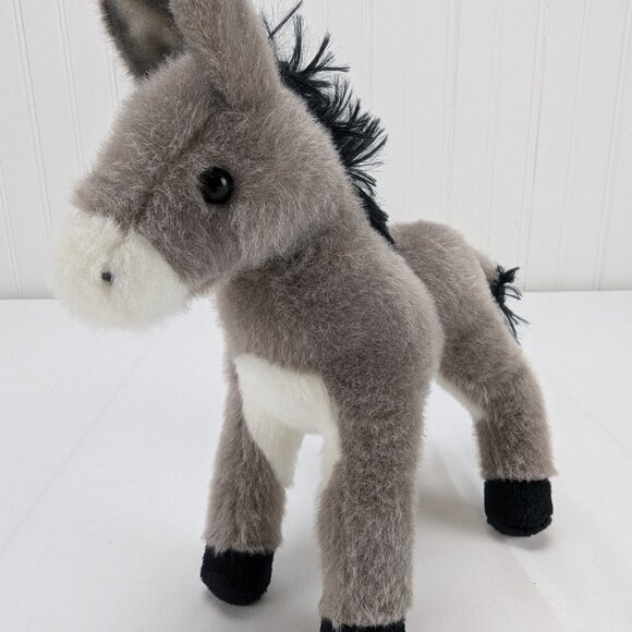 Douglas | Toys | Douglas Cuddle Toys Gray Donkey Plush 8 Stuffed Animal ...